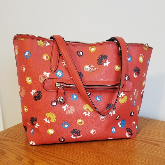 Coach | Bags | Coach Floral Print Tote | Poshmark
